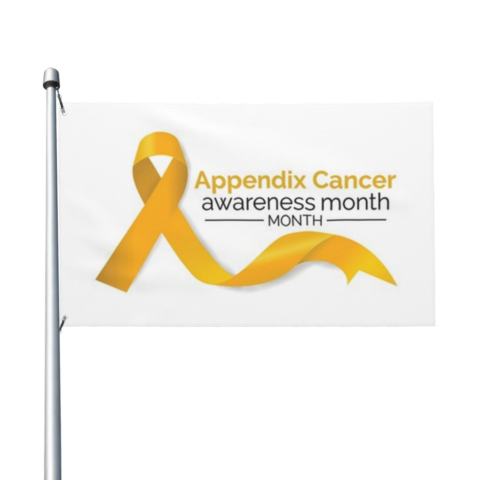 Appendix Cancer Awareness Garden Flags 3x5 Ft Decoration Double Side ...