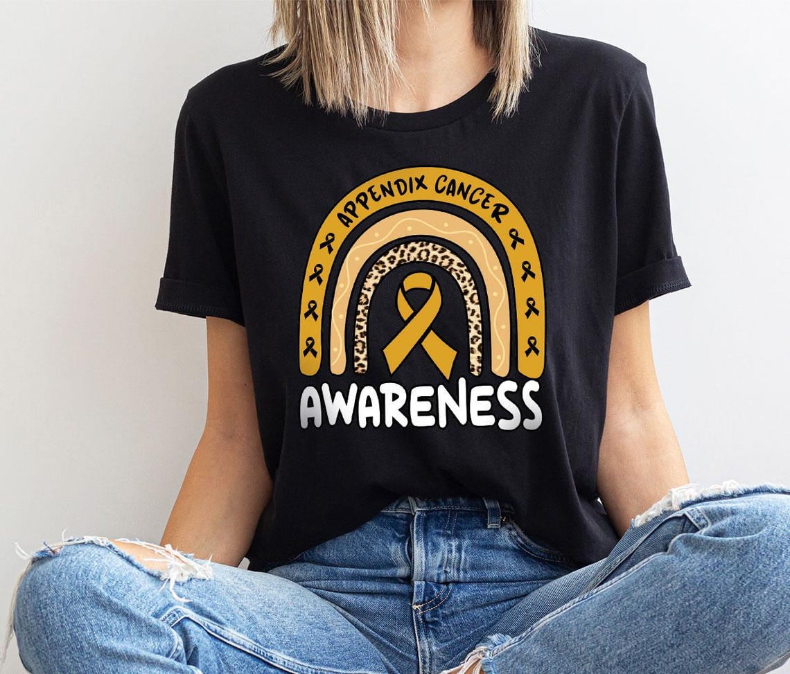 Appendix Cancer Warrior Shirt, Appendix Cancer Awareness Gift, Appendix ...