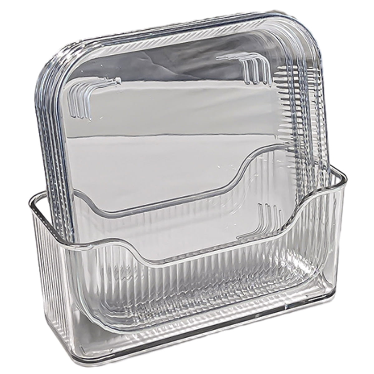 Appetizer Plates with Storage Drain Rack, Table Garbage Spit Bone Dish ...