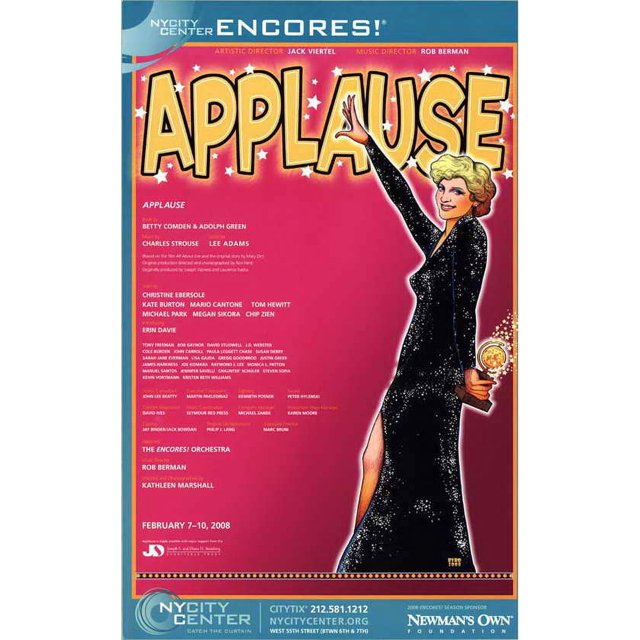 Applause (Broadway) - movie POSTER (Style A) (11" x 17") - Walmart.com