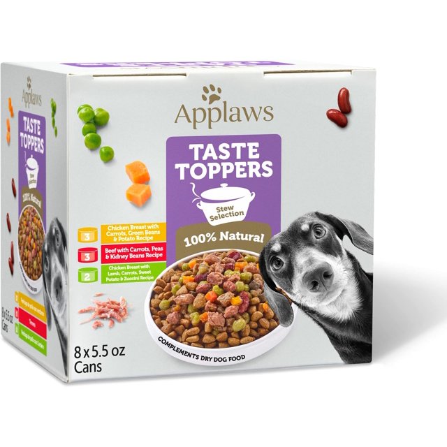 Applaws Taste Toppers, Natural Dog Food Topper, 8 Count, Limited ...