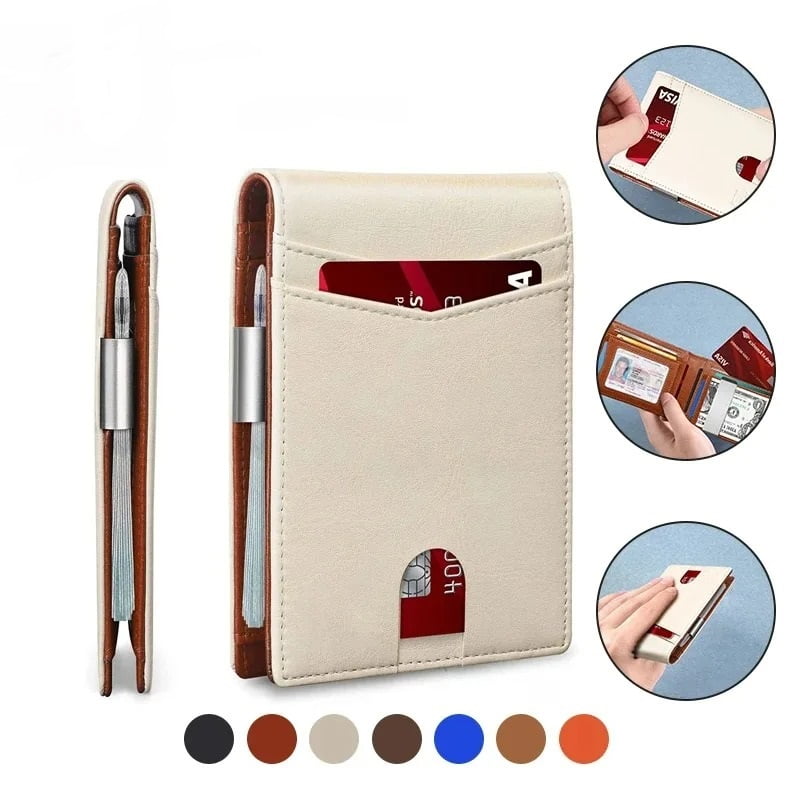 Rfid Carbon Fiber Luxury Men Wallets Money Bag Slim Thin Man Card ...