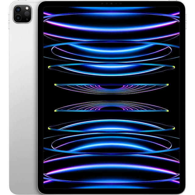Apple 12.9-in iPad Pro M1 Chip, Wi-Fi 256GB, Silver, LiDAR, Wi-Fi 6E - MNXT3LL/A (6th Gen ...