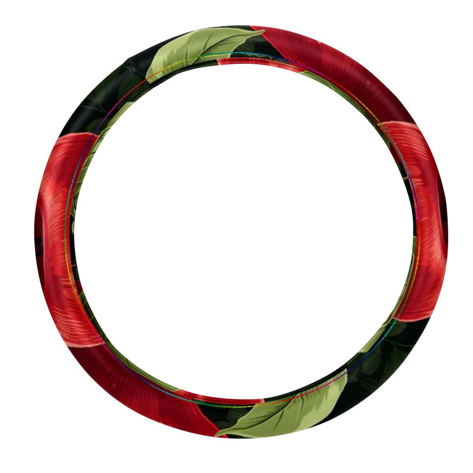 Apple 14.5 Inch Printing PVC Leather Car Wheel Covers Steering Wheel ...