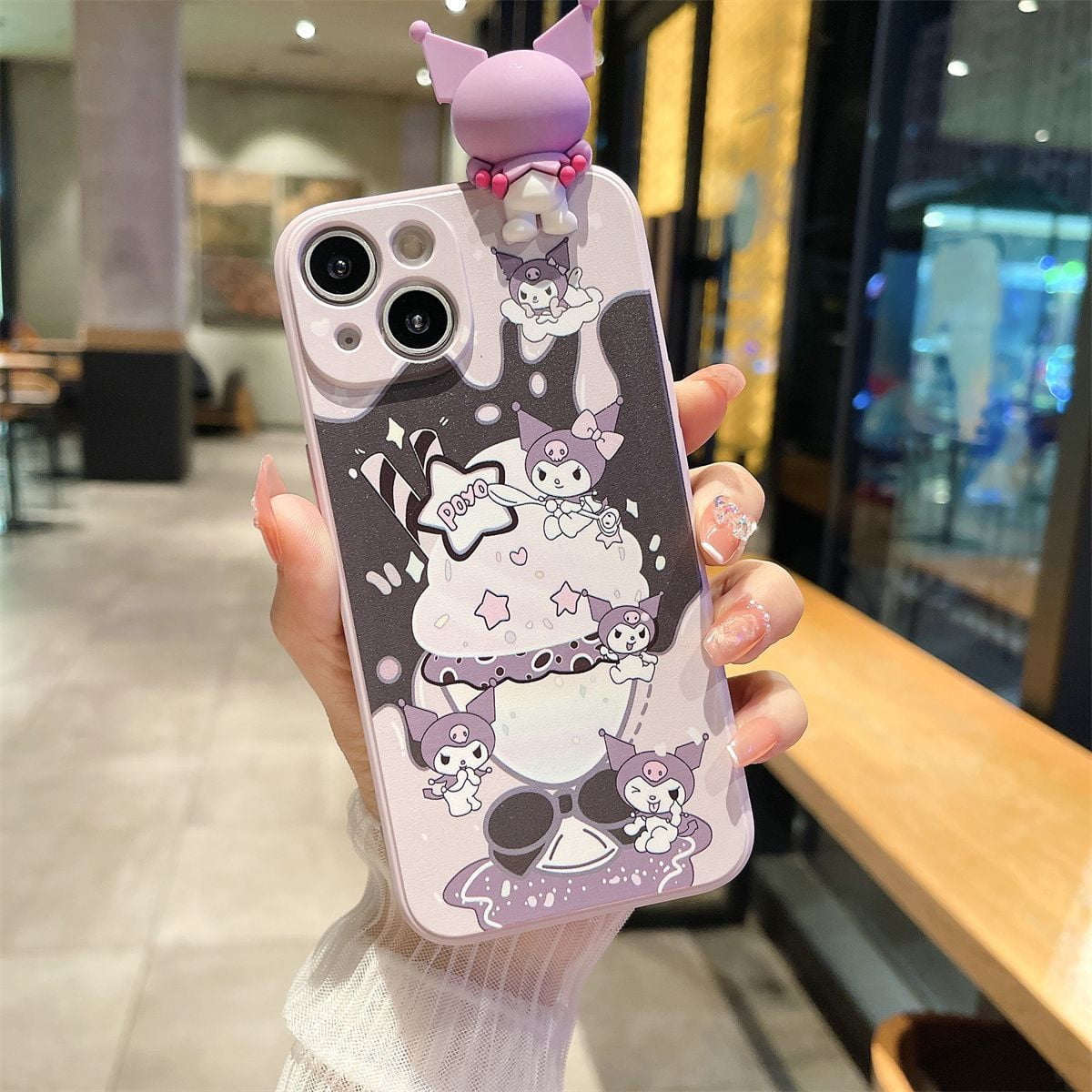 Apple 16 15 14 Plus 3D Lying 13 12 11 Pro Max Ice Cream Kuromi Phone Case X/S/R - Walmart.com