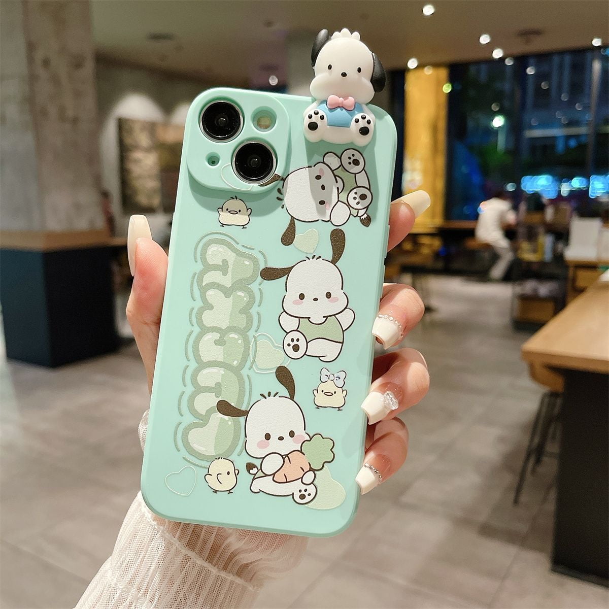 Apple 16 15 14 Pro Max High Aesthetic HAPPY Cinnamoroll Phone Case iP13 ...