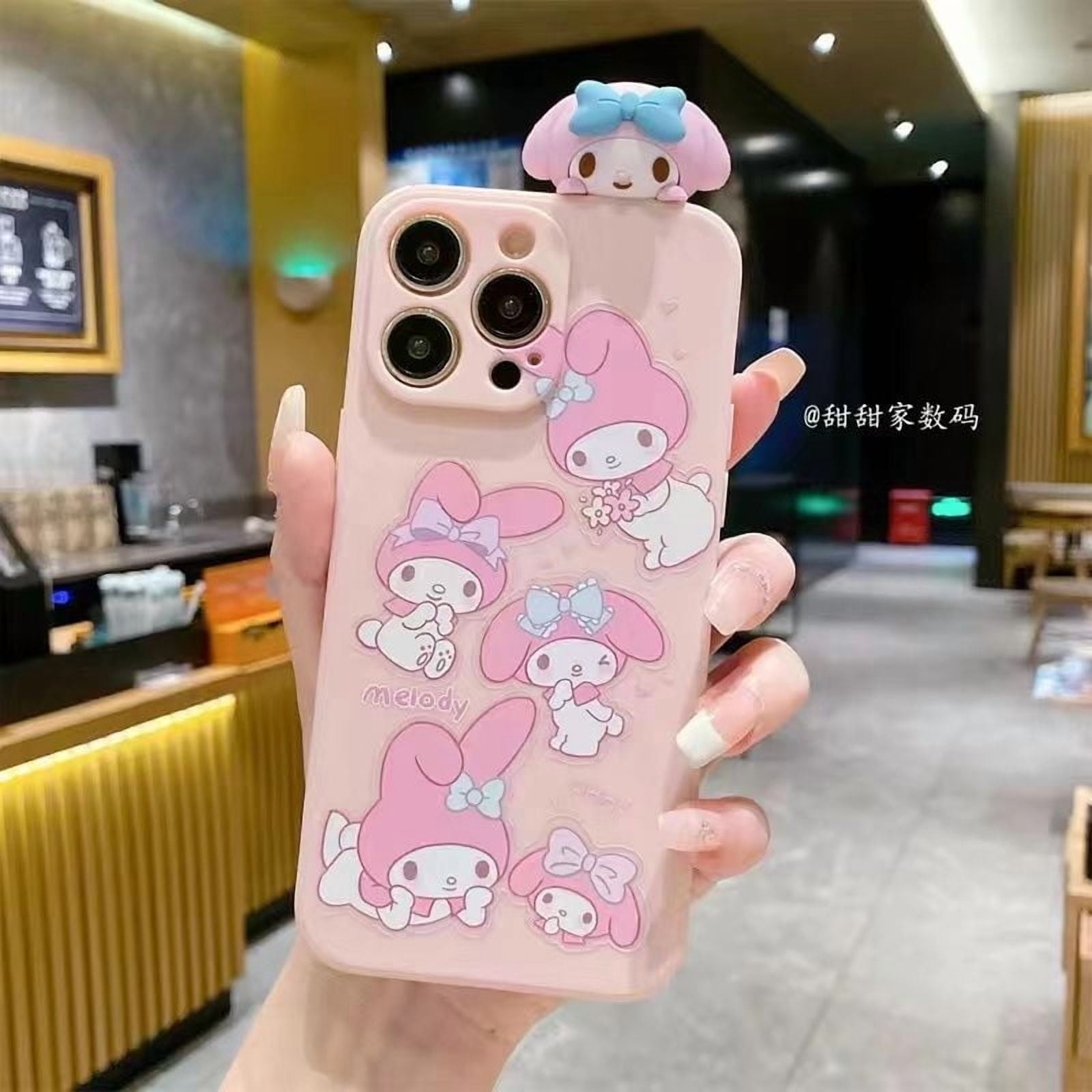 Apple 16 Plus Cartoon 15 14 13 Pro Max Tongue Out Kuromi Phone Case 12/ ...