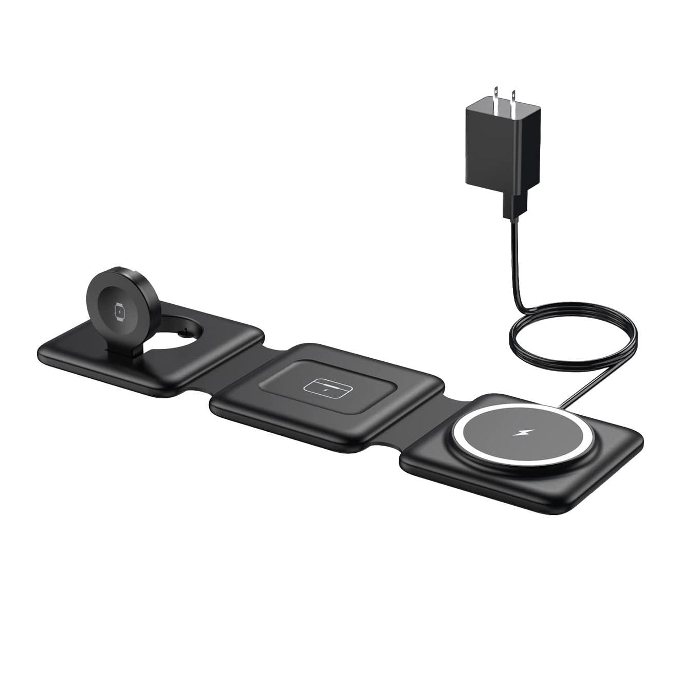 3-in-1 Foldable Wireless Magnetic Charger for iPhone, Apple Watch ...