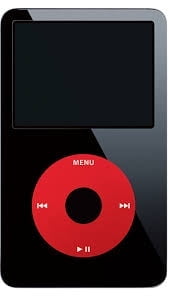 Pre-Owned Apple 6th Gen iPod Classic 80GB Black (Red Clickwheel) | MP3 ...