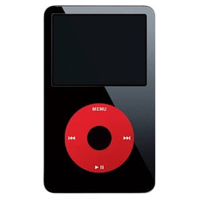 Pre-Owned Apple 6th Gen iPod Classic 80GB Black (Red Clickwheel) | MP3 ...
