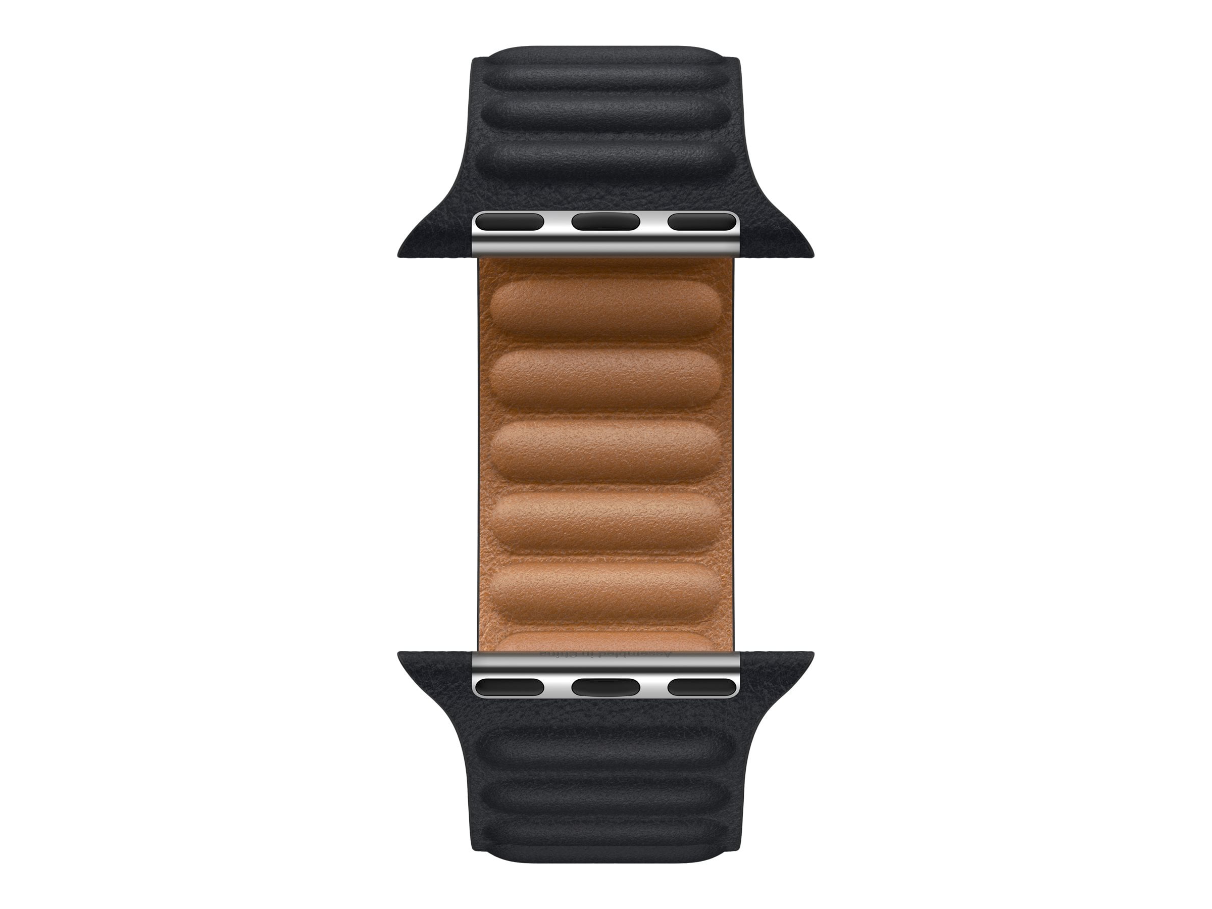Apple 41mm Midnight Leather Link Strap for Smart Watch, M/L - Walmart.com