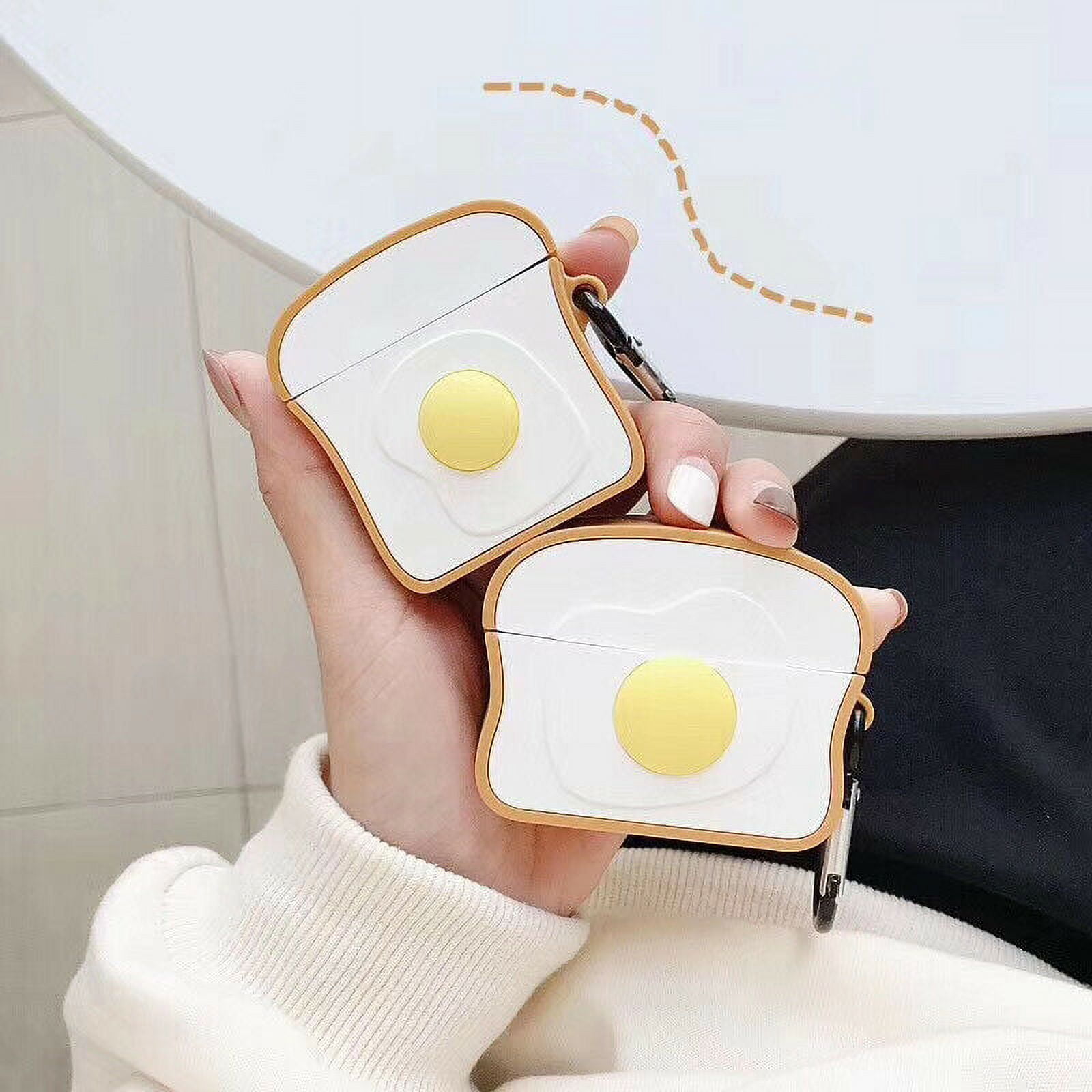 for Apple Airpod 1&2 Hooks Egg Bread Toast Game Case Cover Hooks Finger ...
