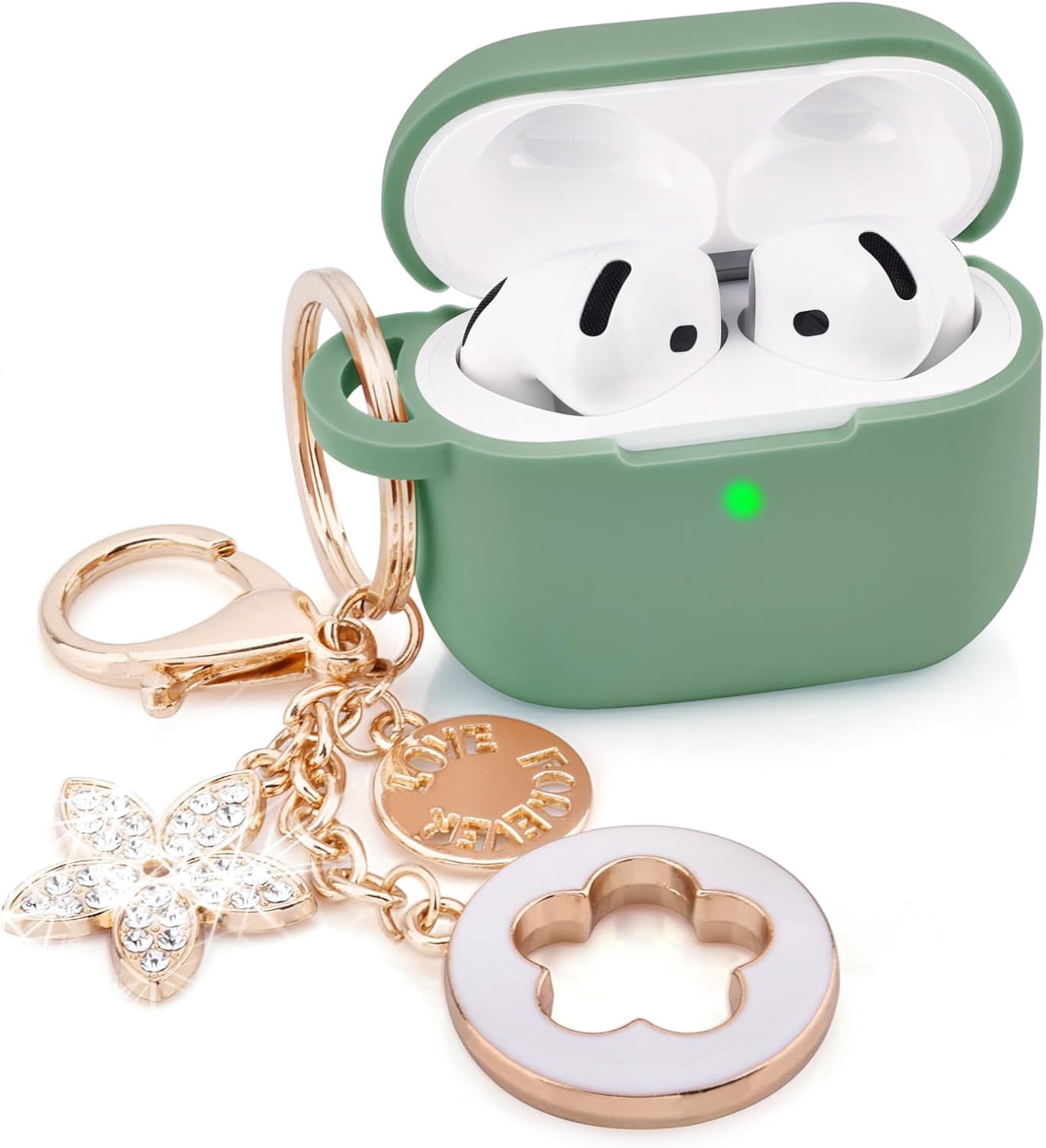 Apple Airpods 4 phone cases, new women's anti drop silicone iPod 4 ...