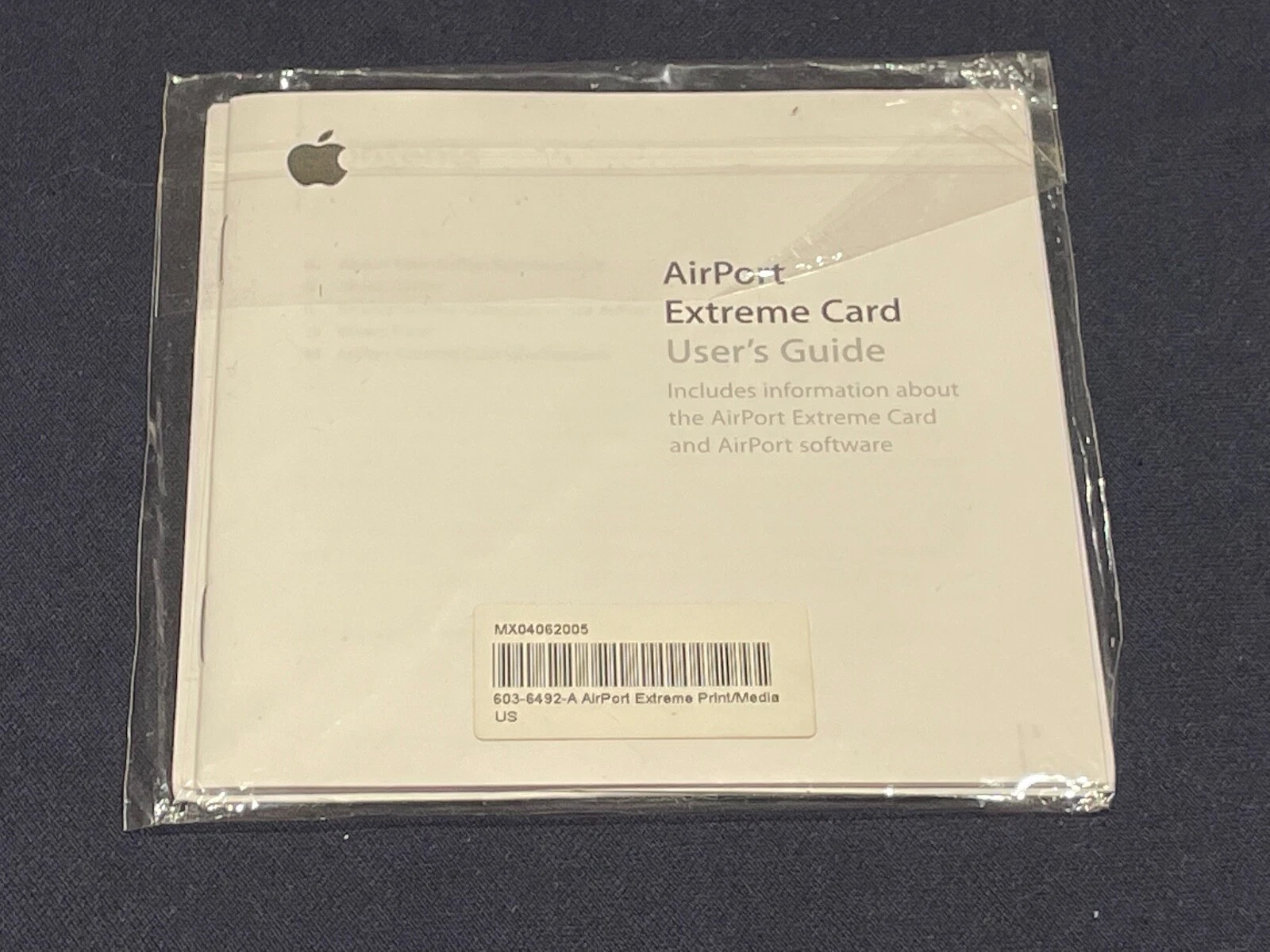 Apple Airport Extreme Card User'S Guide Software Installation Cd Vr. 4. ...