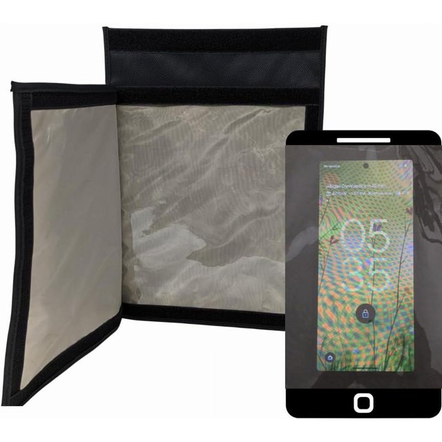 Apple & Android Transparent Faraday RFID Blocking Faraday Cellphone ...