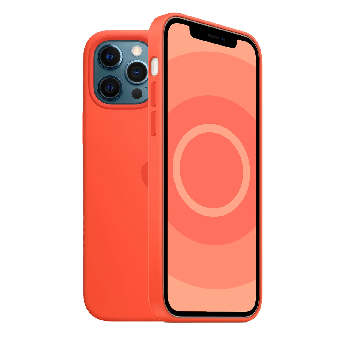 Apple Animation Magsafe Liquid Silicone Magnetic Case For iPhone 12 Pro ...