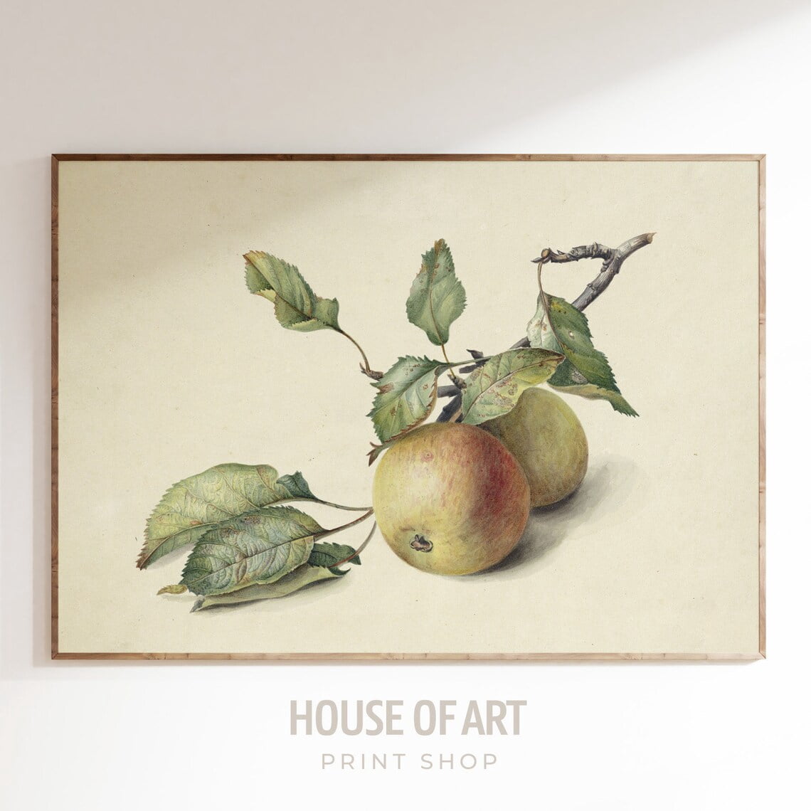 Apple Autumn Fruit Print, Unframed Paper Poster 11x14in - Walmart.com