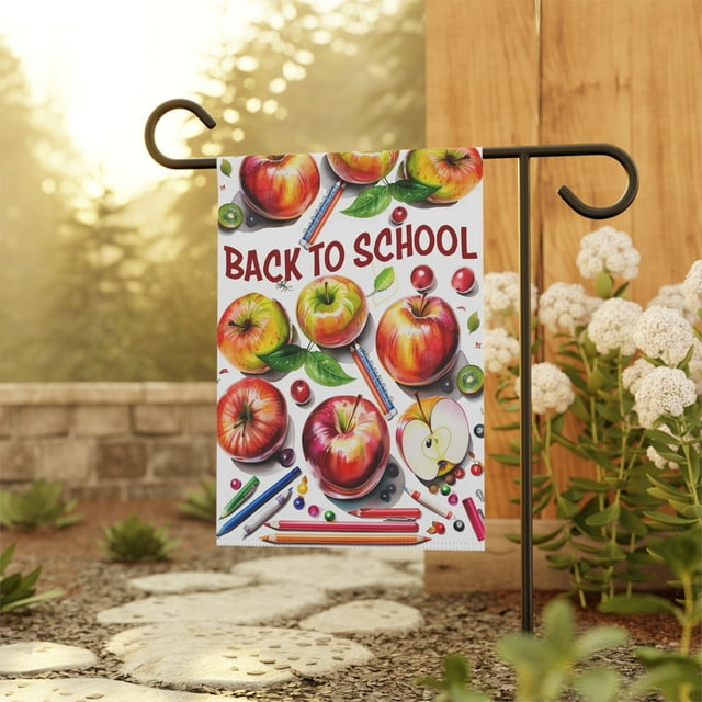 Apple Back To School Flag, First Day of School First Day ID-0708-343R ...