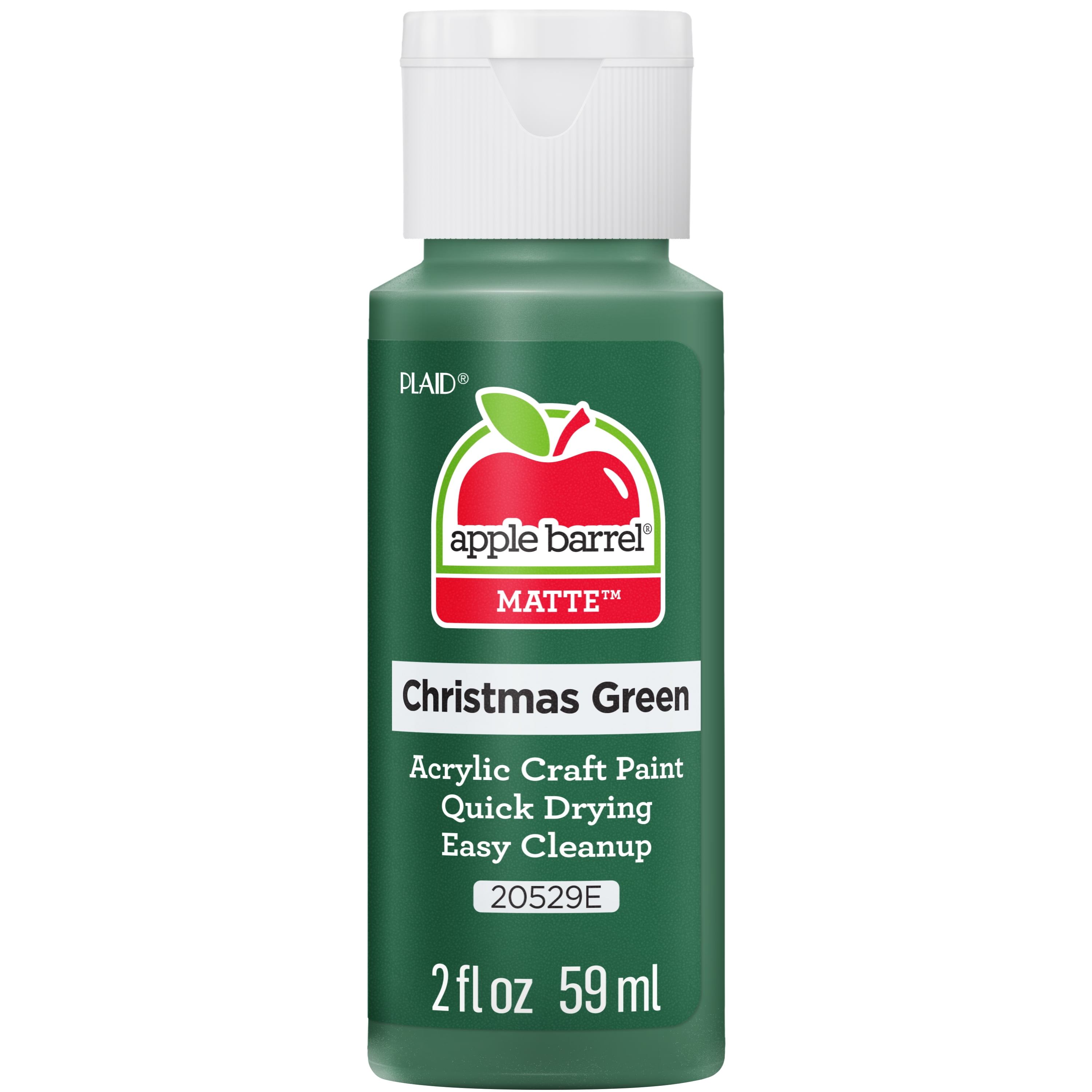 Apple Barrel Acrylic Craft Paint 2 fl oz Christmas Green Matte Finish ...