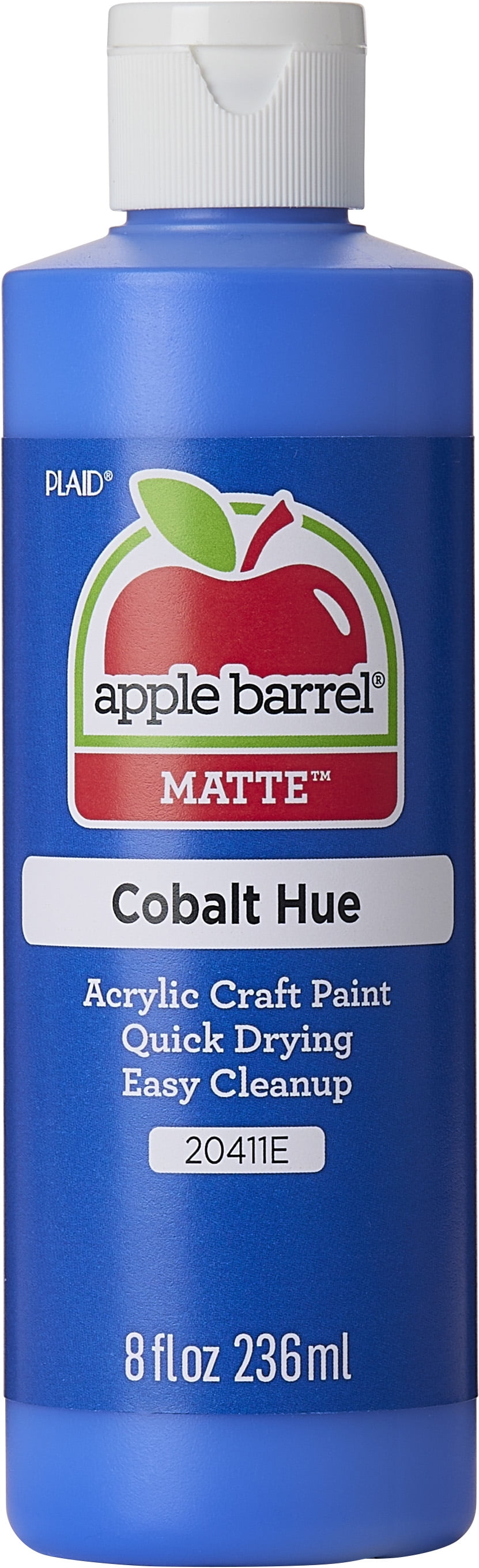 Apple Barrel Acrylic Craft Paint, Matte Finish, Cobalt Hue, 8 fl oz ...