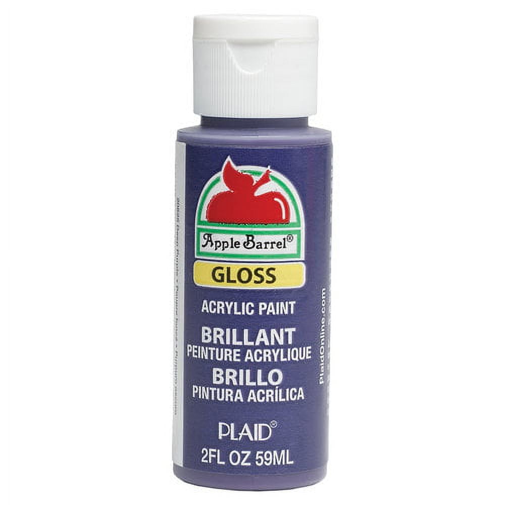 Apple Barrel Acrylic Craft Paint, Gloss Finish, Deep Purple, 2 fl oz ...