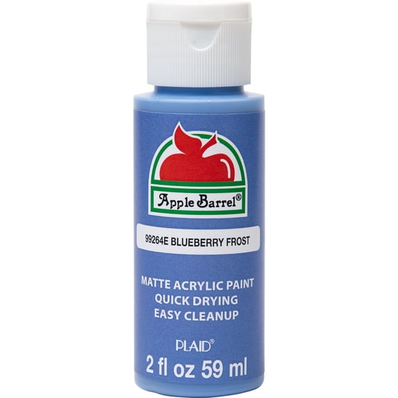 Apple Barrel Acrylic Craft Paint, Matte Finish, Blueberry Frost, 2 fl ...