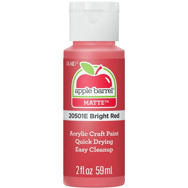 Apple Barrel Multi-Surface Acrylic Craft Paint, Matte Finish, Bright ...