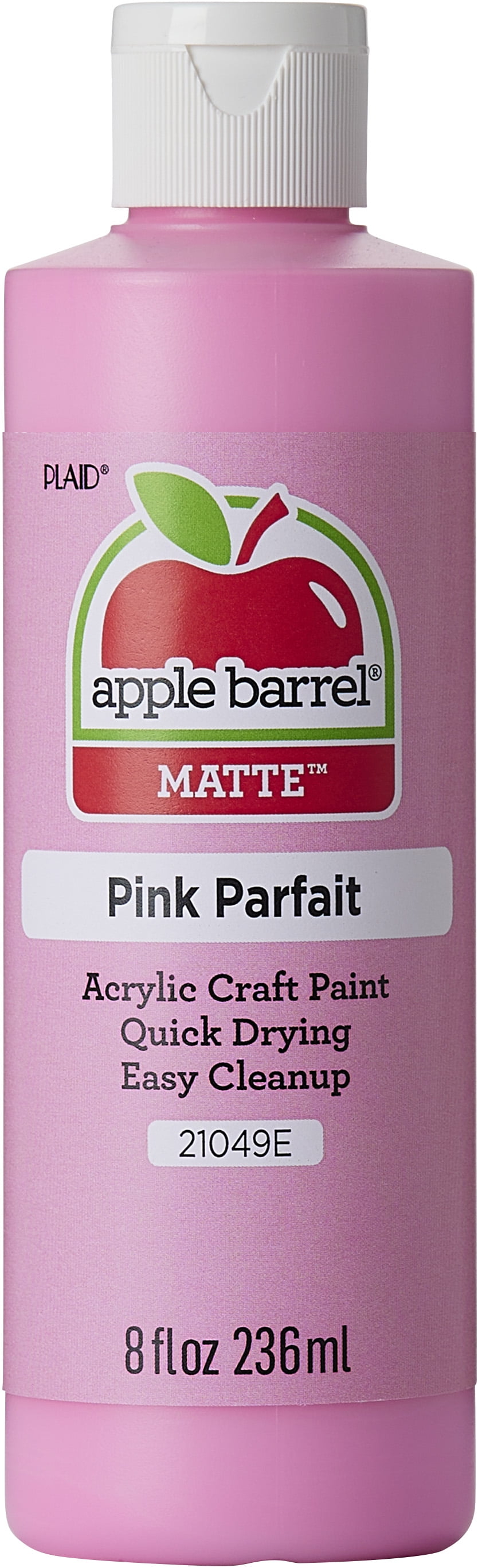 Apple Barrel Acrylic Craft Paint, Matte Finish, Pink Parfait, 8 fl oz ...