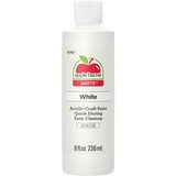 Apple Barrel, Acrylic Craft Paint, 8 fl oz, White, Matte Finish ...