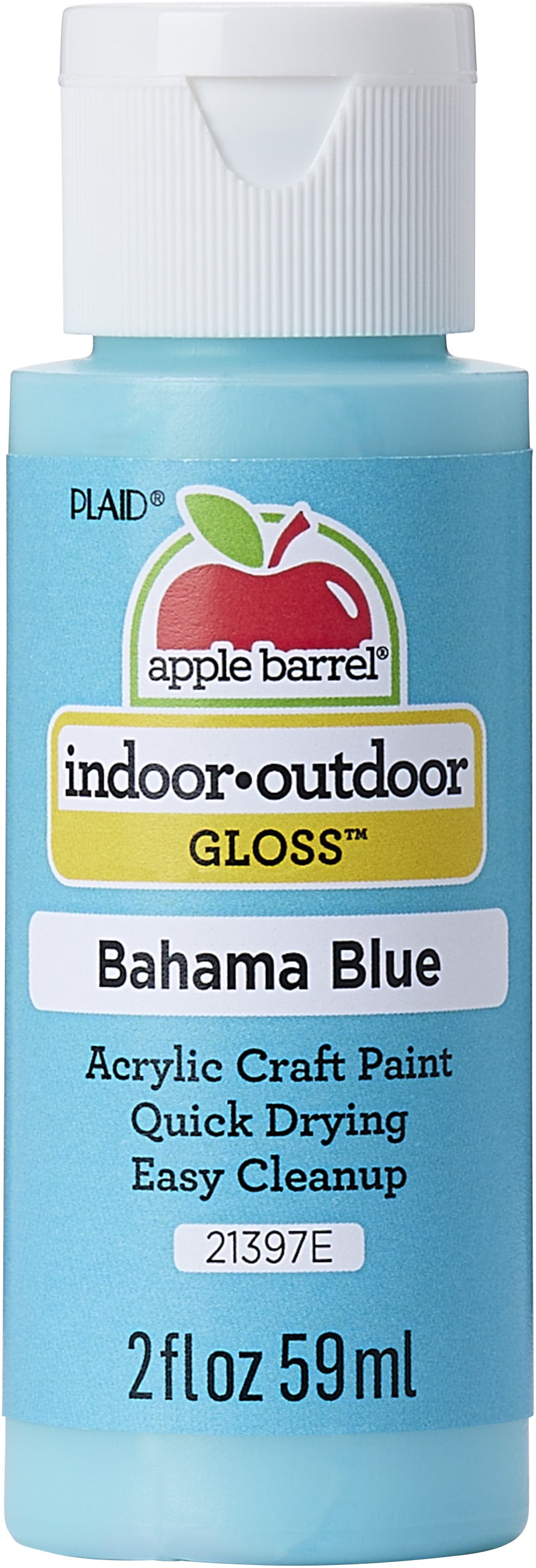 Brandclub - Apple Barrel Acrylic Craft Paint, Gloss Finish, Bahama Blue ...