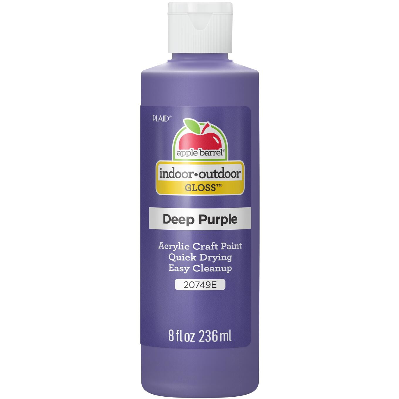 Apple Barrel Acrylic Craft Paint 8 fl oz Gloss Finish Deep Purple ...