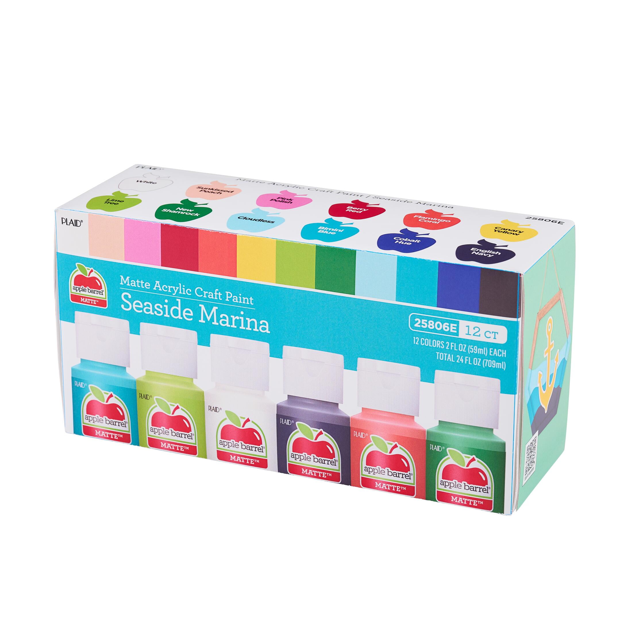 Apple Barrel Seaside Marina 2 fl oz Acrylic Craft Paint, Matte Finish ...