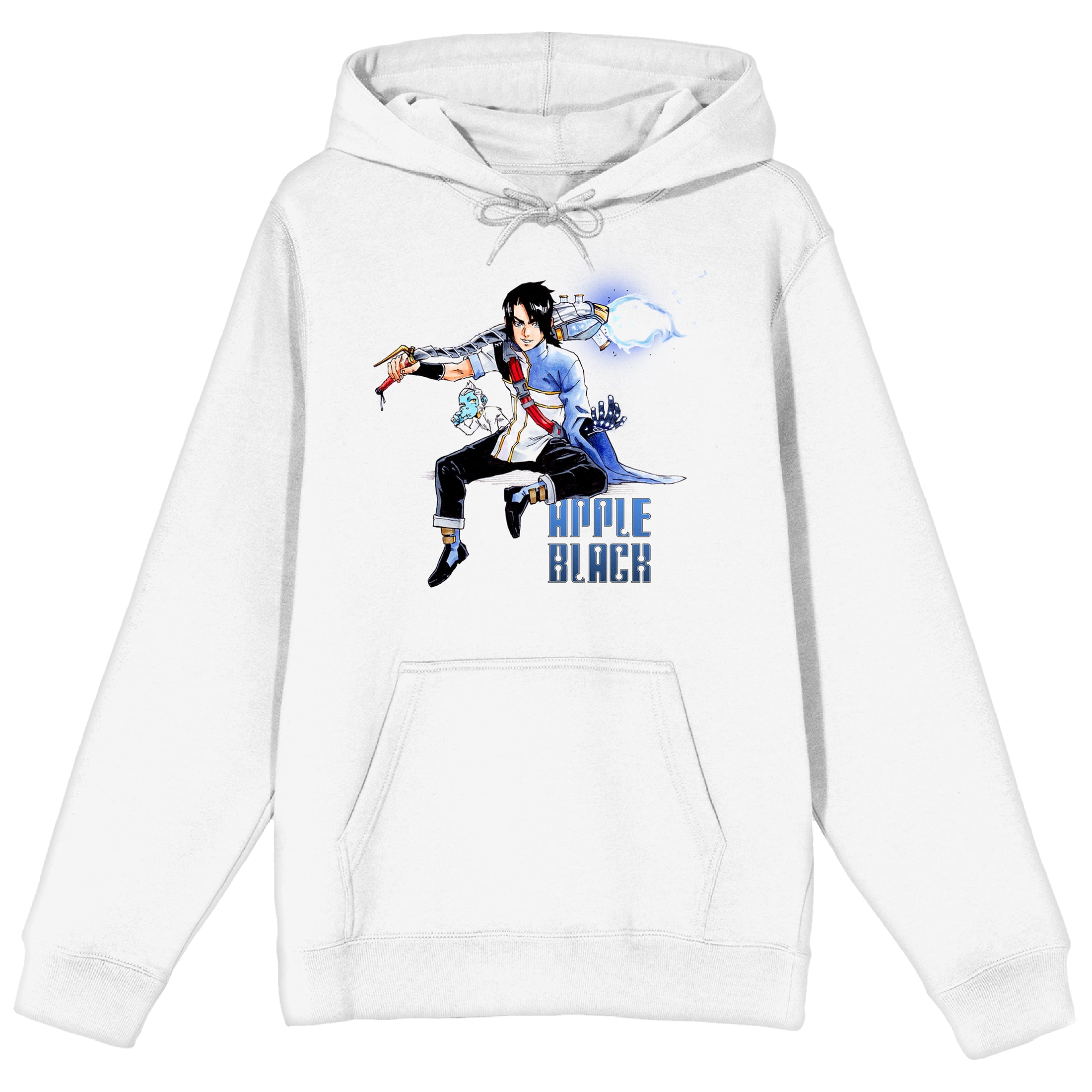 Apple Black Sano and Jara Adult White Graphic Hoodie-XXL - Walmart.com