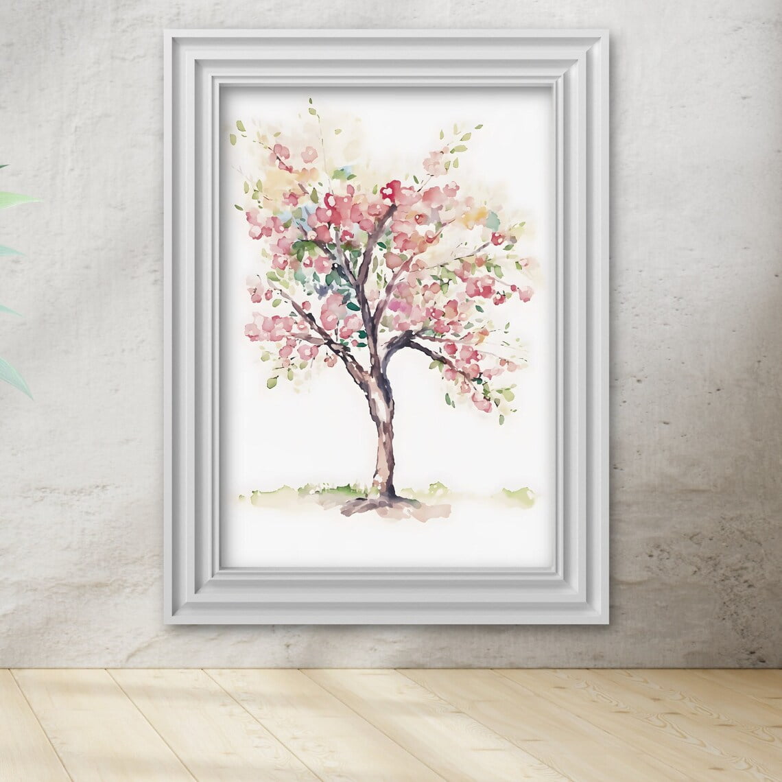 Apple Blossom Tree Print, Floral Wall Art Home Decor #1716, Unframed ...