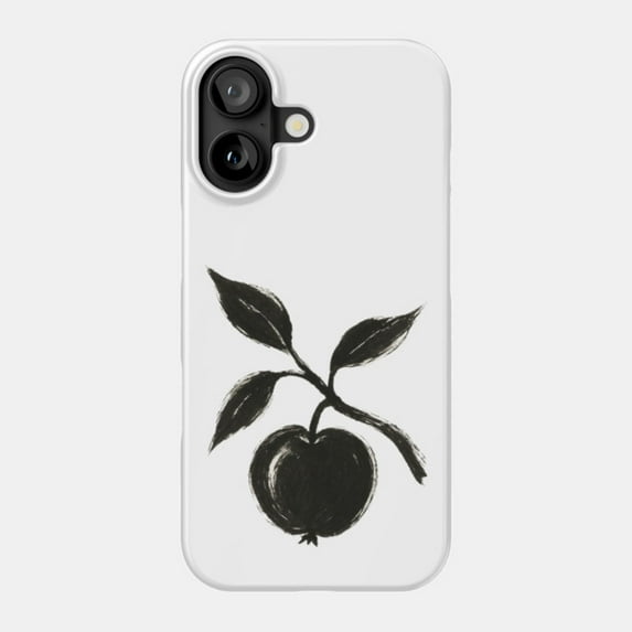 Apple Branch Ink Fruit Art Case Compatible Across iPhone 11,12,13,14,15 ...