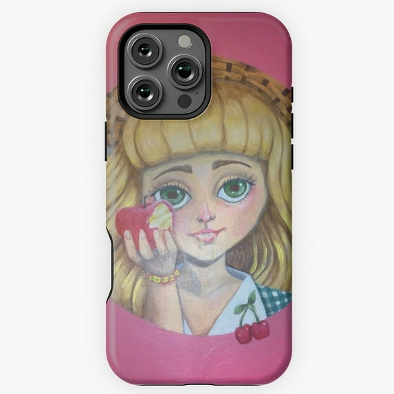 Apple Cherry Strudel Dessert Food Phone Case for iPhone 16 15 14 13 12 ...