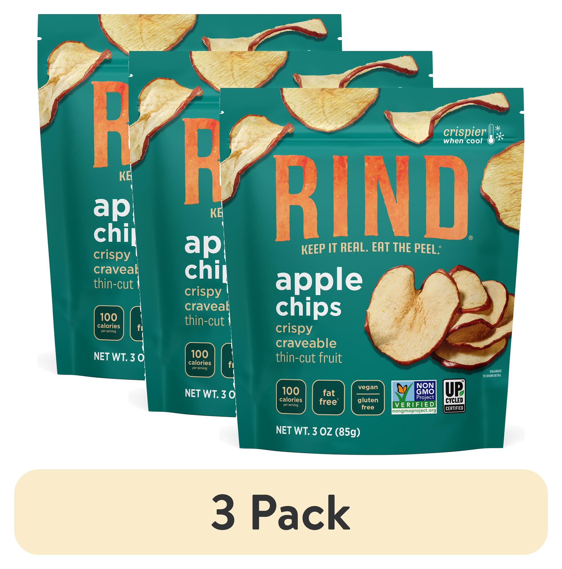 (3 pack) Apple Chips from RIND Snacks - Walmart.com