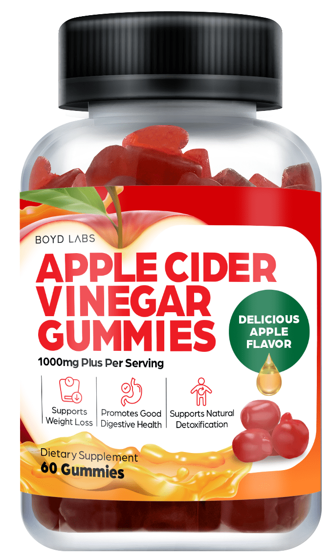 Apple Cider Vinegar Gummies - 1000mg - 60 Count - Delicious Apple Flavor - with Vitamin B12 ...