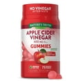 Apple Cider Vinegar Gummies | 600 mg | 75 Gummies | Natural Apple Flavor | Vegan, Non-GMO ...