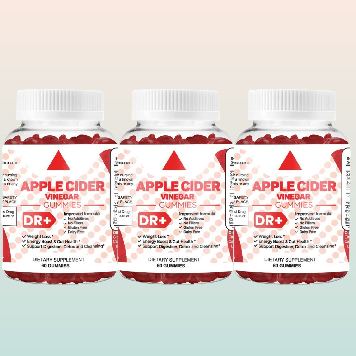 Apple Cider Vinegar Gummies - Detox, Metabolism Support, Immune Booster ...