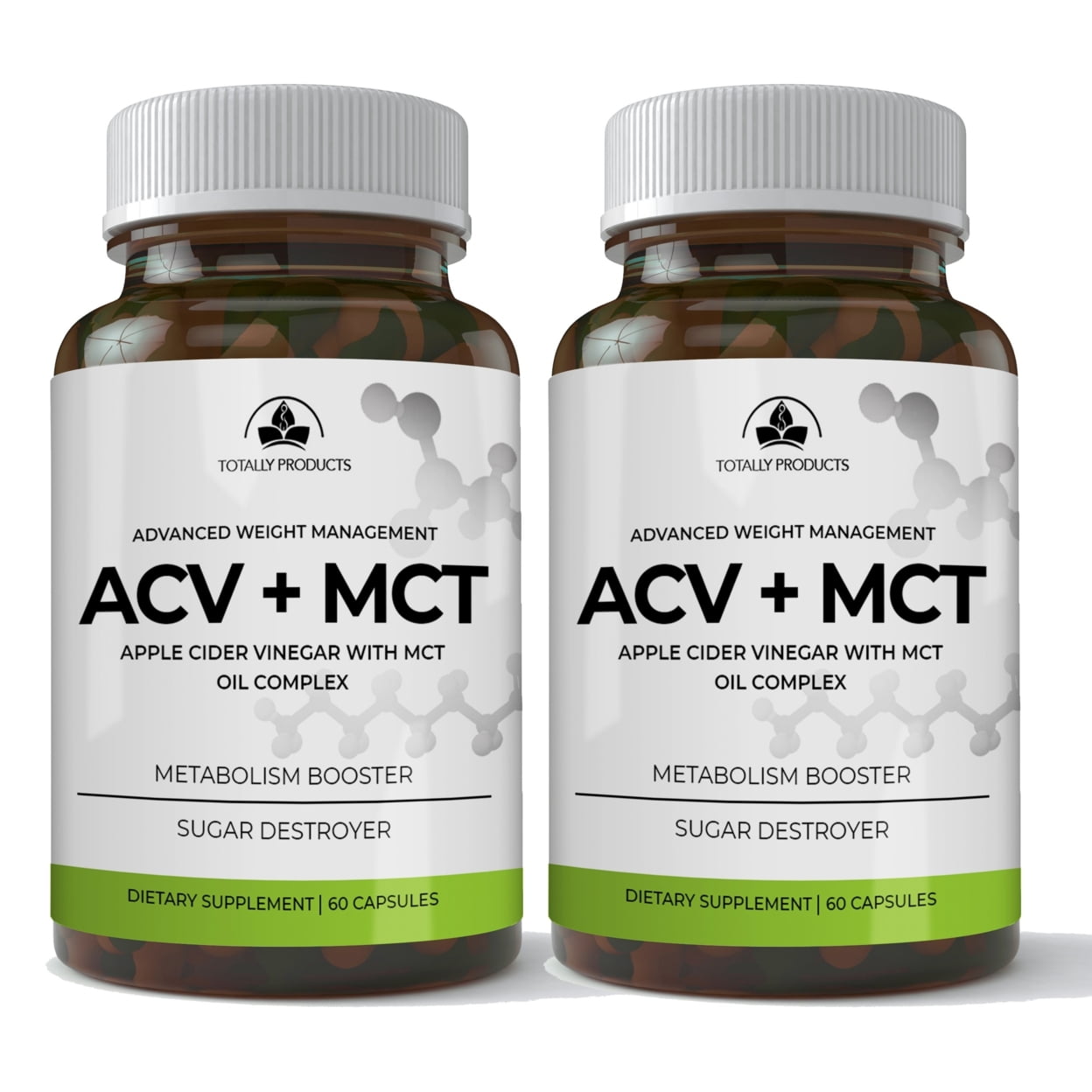 Apple Cider Vinegar with MCT Oil Complex (120 capsules) - Walmart Business Supplies