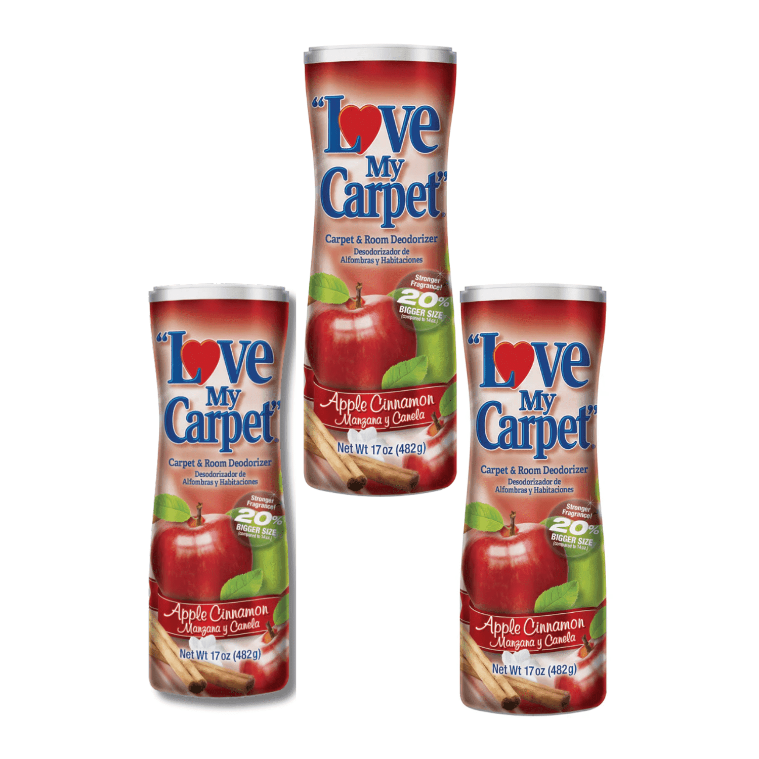 Apple Cinnamon Carpet & Room Deodorizer – 17 oz (3 Pack) - Walmart.com