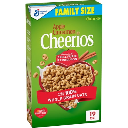 Cheerios Blueberry Flavored Heart Healthy Cereal, Family Size, 19 OZ ...