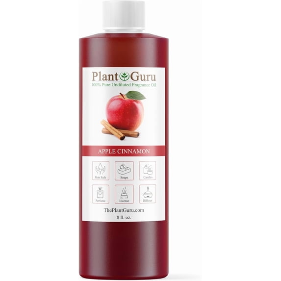 Apple Cinnamon Fragrance Oil 8 fl. oz. - Aromatherapy, Scented Oil for ...