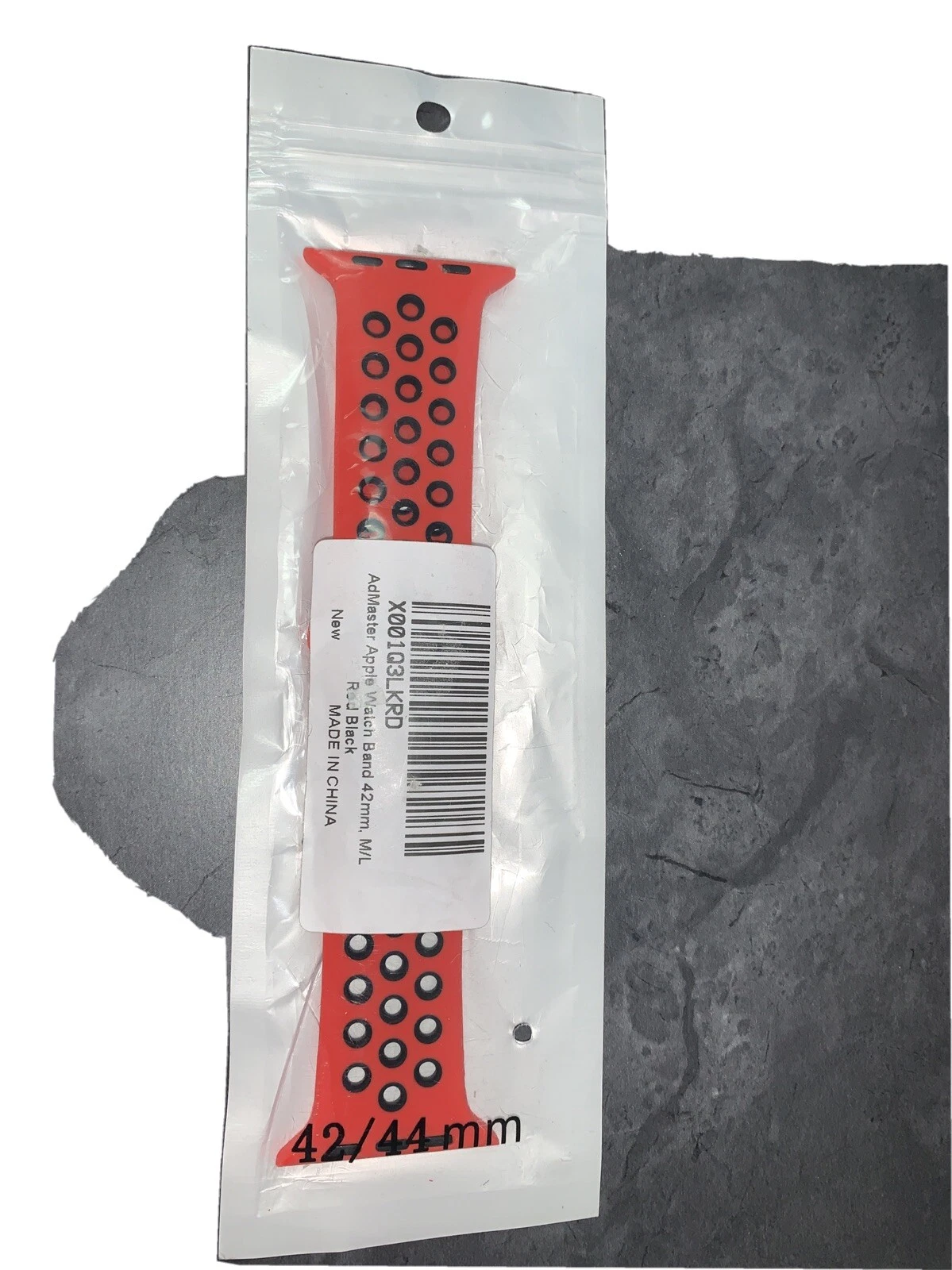 Apple Compatible Sport Band For Watch- Red/Black, Regular (44Mm ...