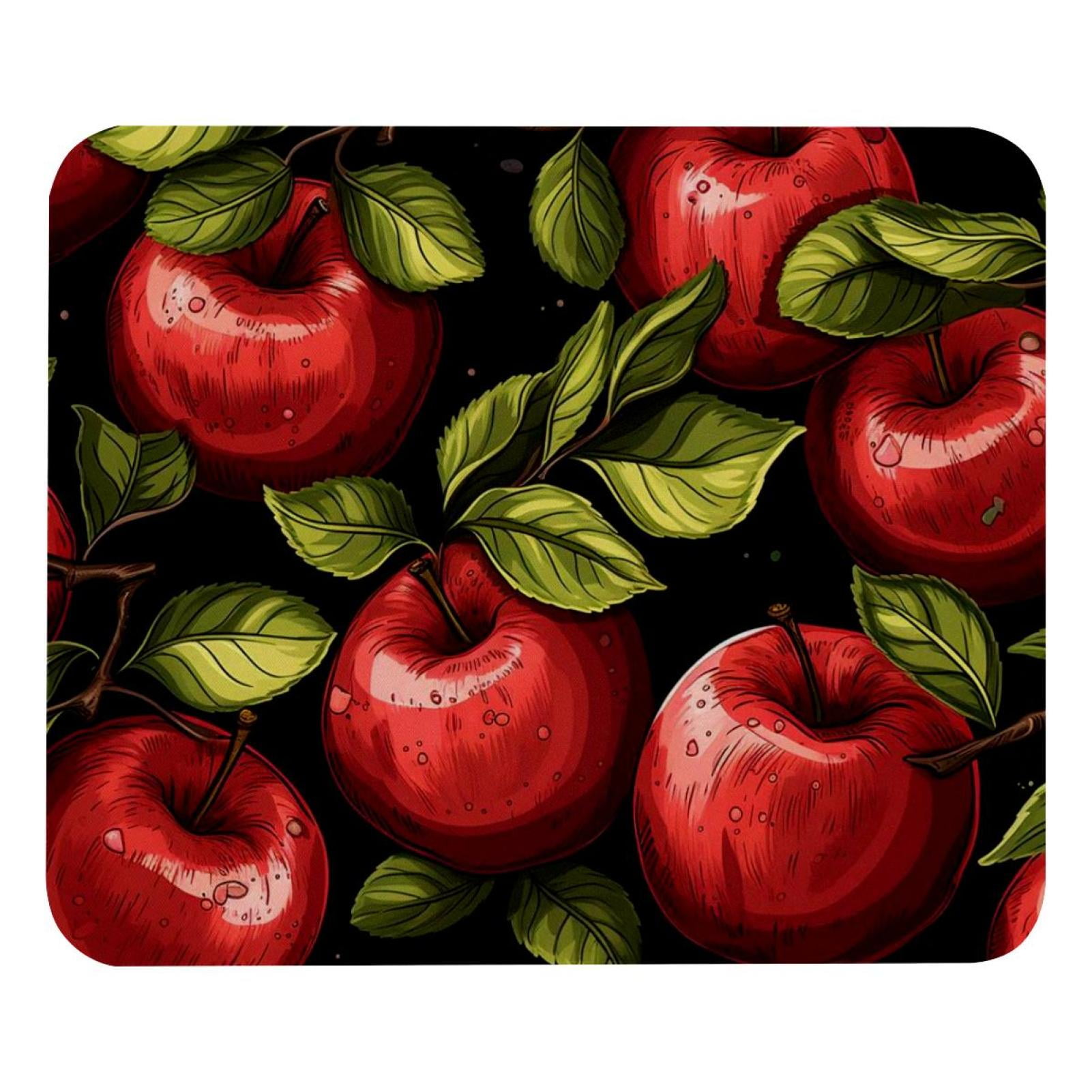 Apple Computer Mouse Pad,Rubber Mouse Mat for Gaming, Office, Laptop ...