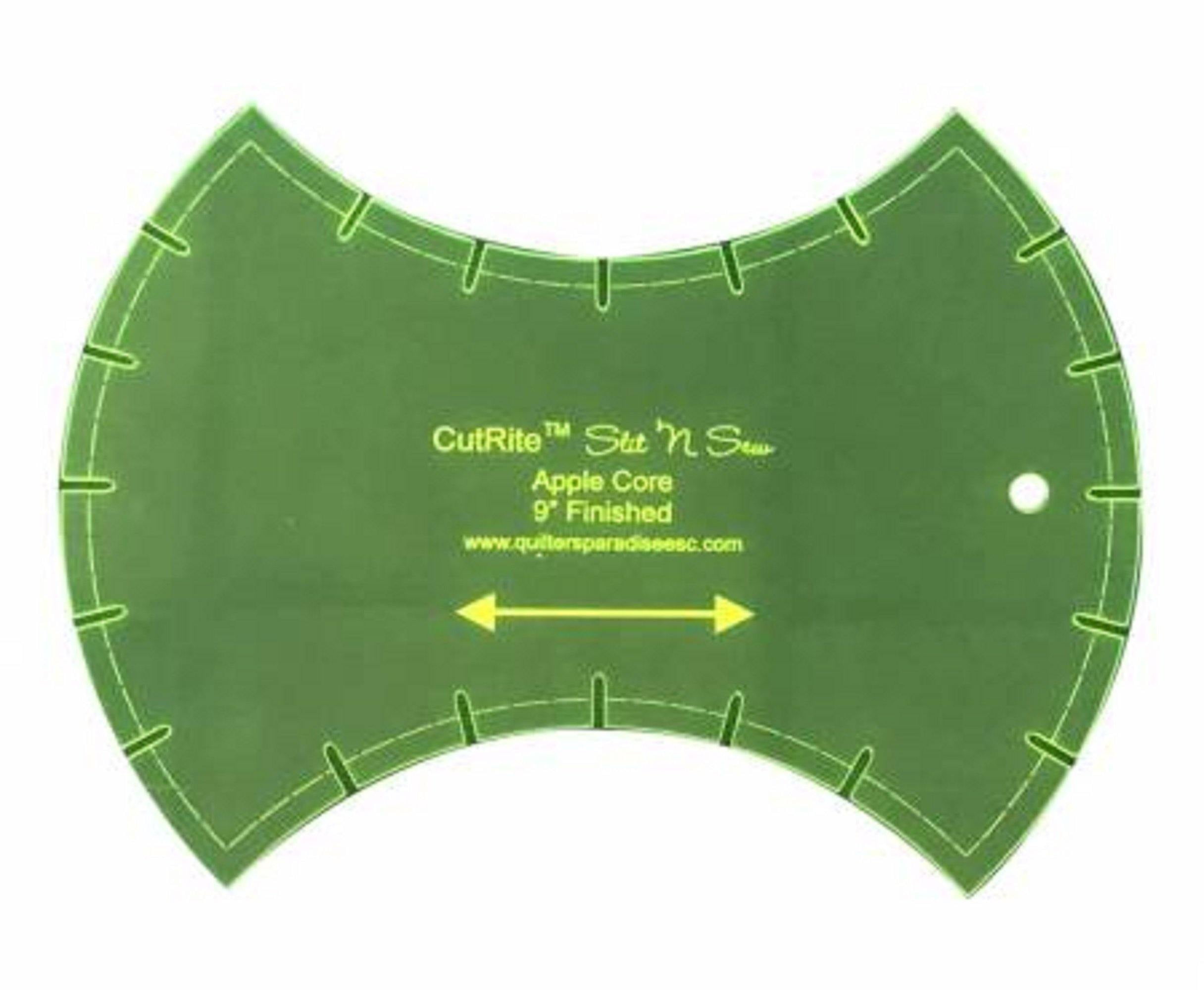 Apple Core Template 9in Finished - Walmart.com