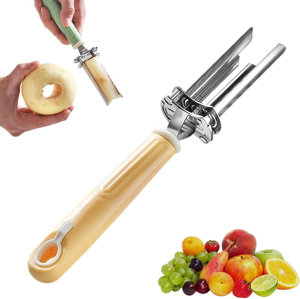 Apple Corer, Adjustable Fruit and Vegetable Corers Tool, Upgraded ...