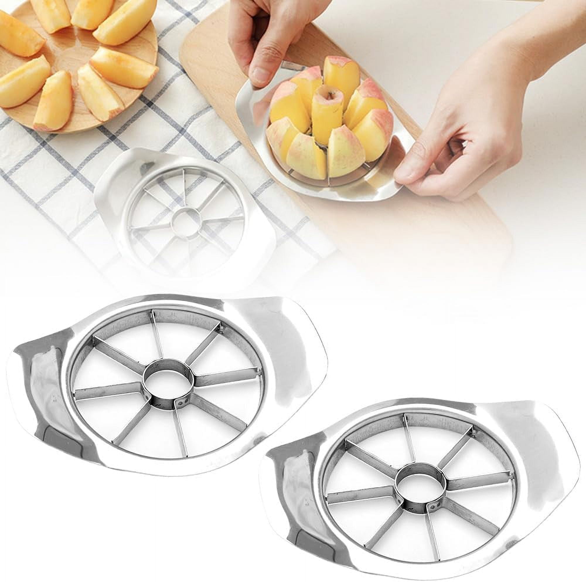 Apple Corer and Slicer, 2024 Upgraded 8 Slices Fruit Corer Cutter Thin Apple Slicer and Corer ...