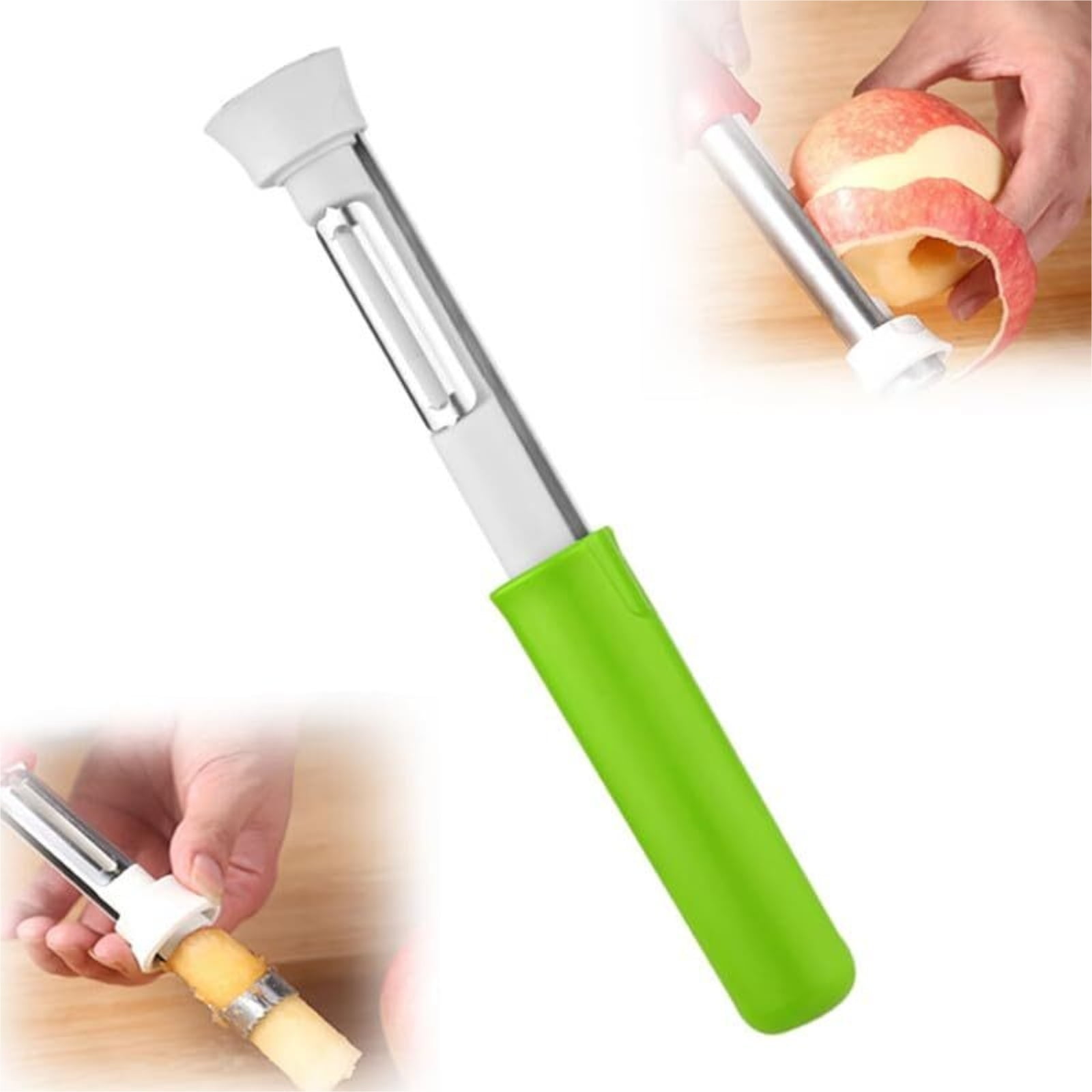 Apple Corer and Slicer, 2-in-1 Stainless Steel Fruit Core Remover Tool ...